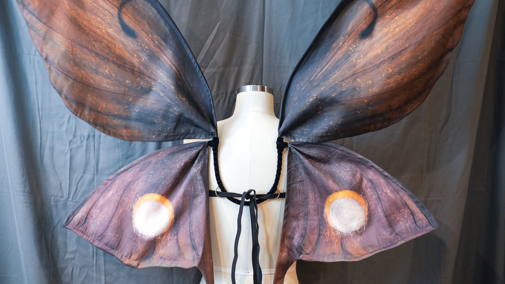 Umbreon-Inspired Fairy Wings for Fairy Costume – Moon Moth Wings